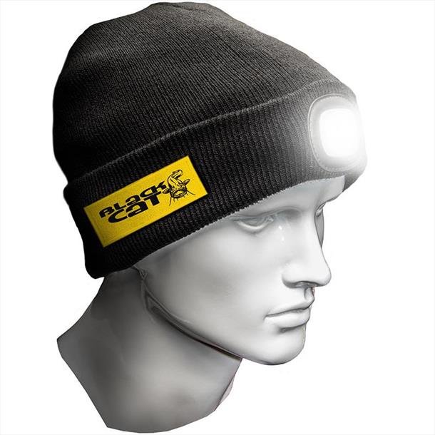 Black Cat LED Lancer Beanie - Ians Fishing Tackle – Ian's Fishing ...