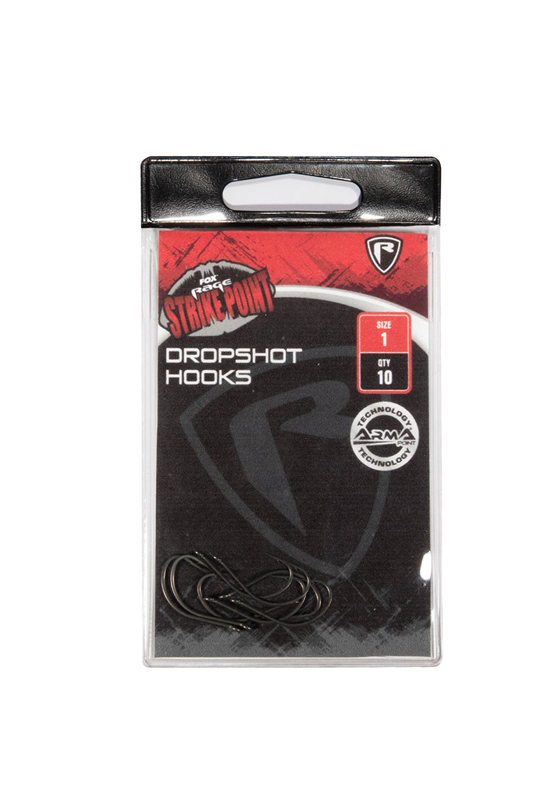 Fox Rage Strike Point Dropshot Hooks - Ians Fishing Tackle – Ian's ...