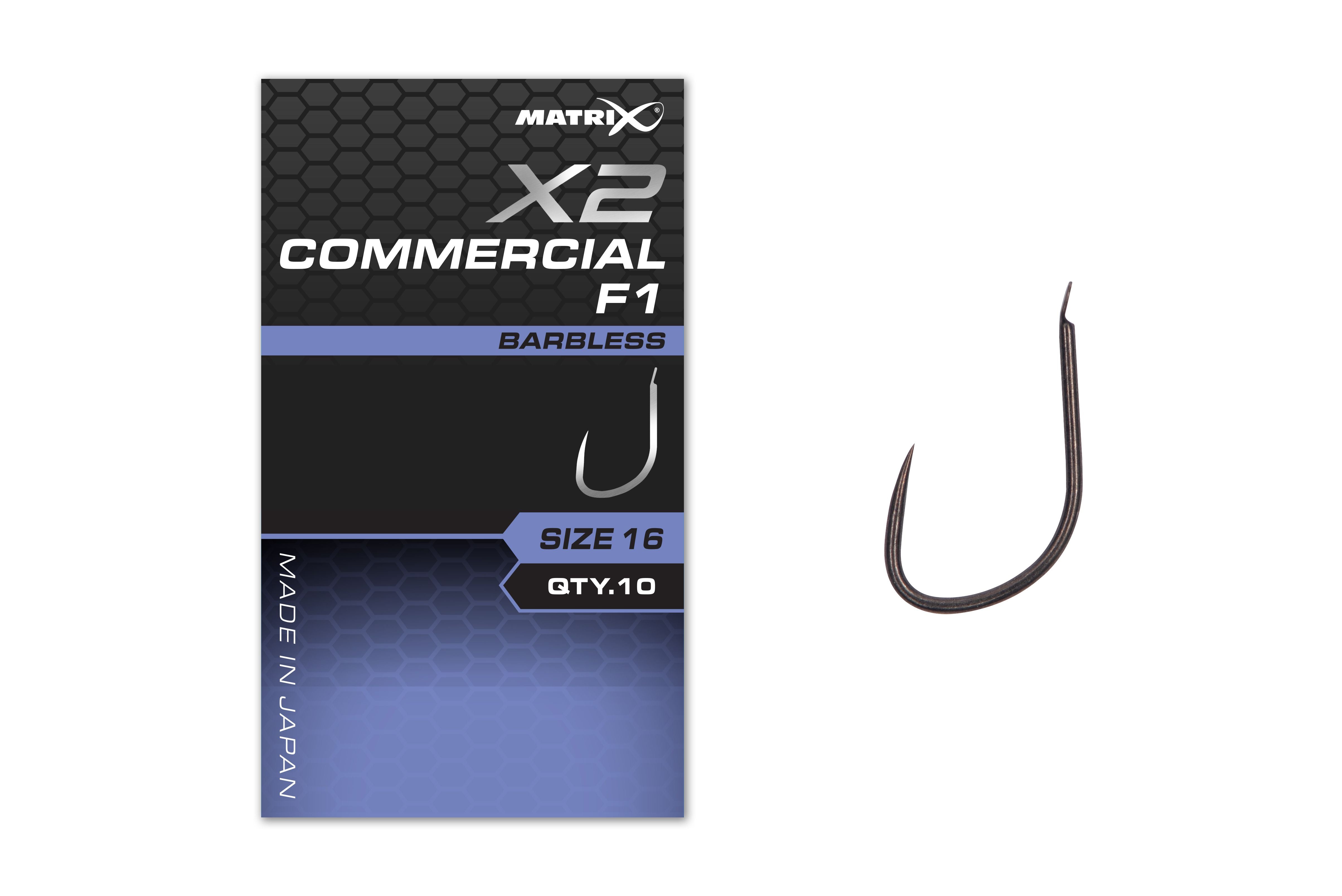 Matrix X2 Commercial F1 Hooks - Ians Fishing Tackle – Ian's Fishing ...